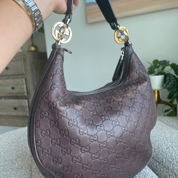 Gucci | Bags | Gucci Leather Hobo Bag | Poshmark